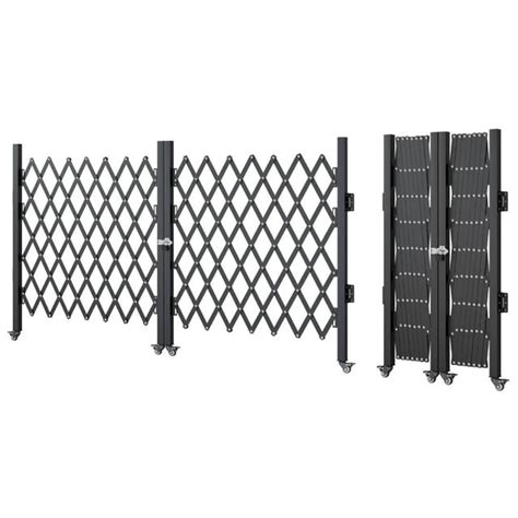 Double Folding Security Gate 525h X 10w Folding Door Gate