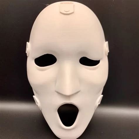 Diy Ghostface Scream Killer Brandon James Blank Mask Mtv Jason Myers