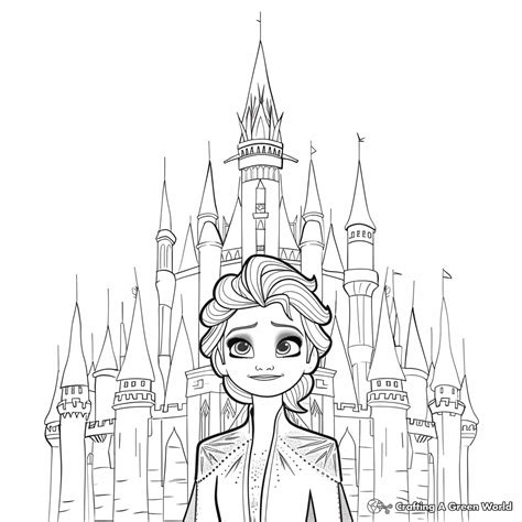 Elsa Frozen 2 Coloring Pages Free And Printable