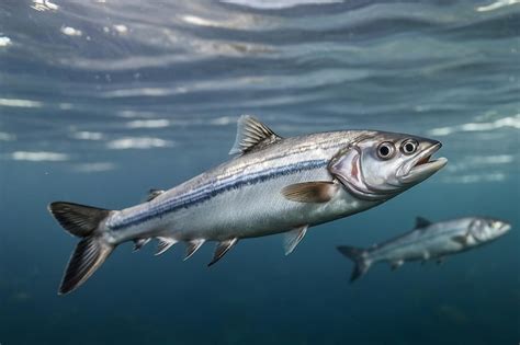 Default Blueback Herring In Sea Premium Ai Generated Image