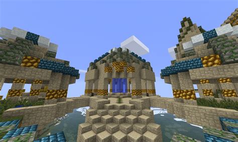 Floating Sky Temple Part Of Adventure Map Minecraft Map