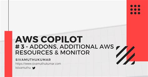 aws copilot addons additional resources and monitor
