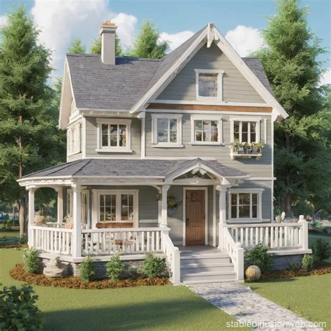 Cute House Stable Diffusion Online