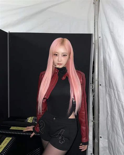 핑크색 머리가 만화캐릭터 같은 에스파 지젤 팬플러스 커뮤니티