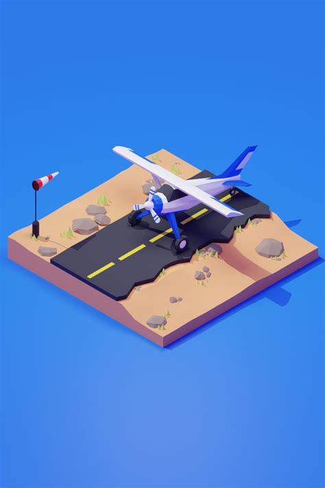Low Poly Airplane D Artwork Blender D D Artist