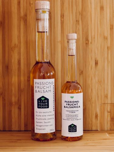 Passionsfrucht Essig 3 Säure Liveyourfood