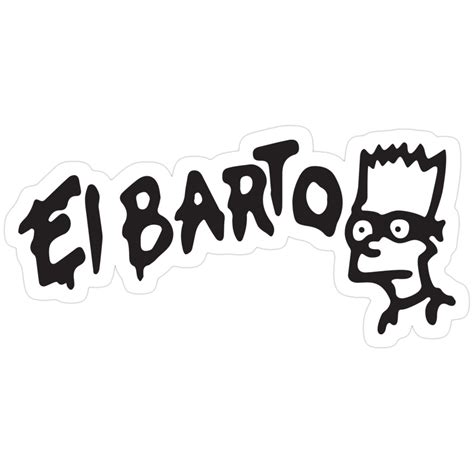 El Barto Sticker By Samuartshop In 2025 Vinyl Decal Stickers Vinyl