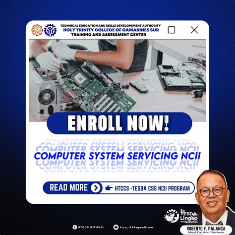 🔔 exciting news enrollment for css ncii certification is now open