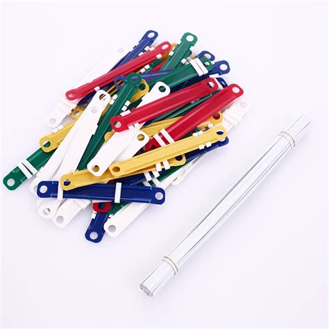 Mini 50pcsset Plastic Binding Two Piece Document Grandado