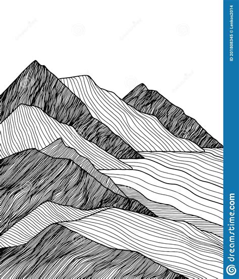 Simple Mountain Drawing Artofit
