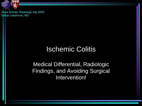 Pdf Ischemic Colitis Medical Differential Radiologic Diagnosis And