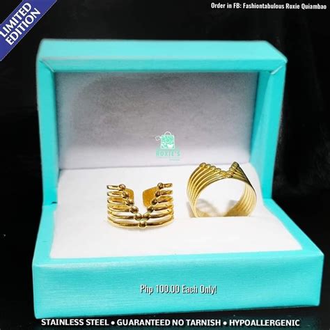 Stainless Steel Vee Ring Womens Fashion Jewelry And Organizers Rings