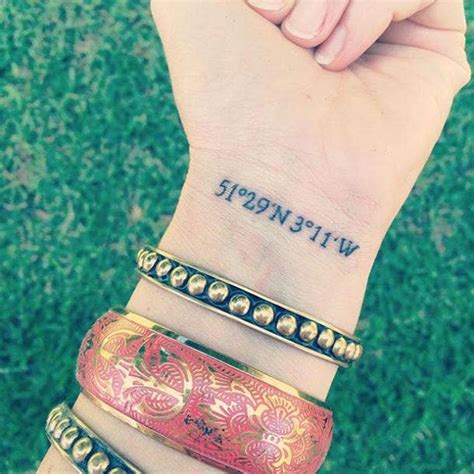 15 Best Places On Your Body For A Coordinates Tattoo Yourtango