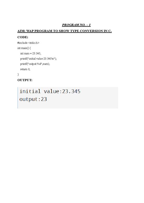 Coding Lab Program 1 Merged Compressed Aim Wap Program To Show Type