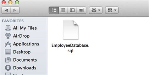 How To Create Database Using Terminal In Iphone