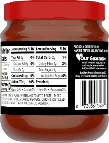 Harris Teeter® Hot Thick And Chunky Salsa 155 Oz Harris Teeter