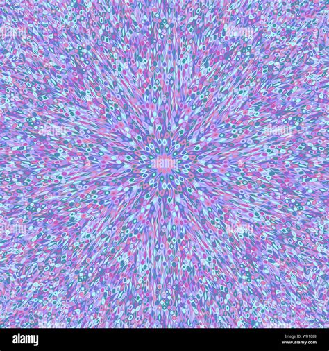 Dynamic Hypnotic Geometrical Radial Mosaic Background Circular Abstract Floral Psychedelic