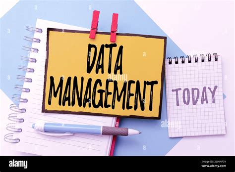 Conceptual Display Data Management Concept Meaning The Practice Of Organizing And Maintaining