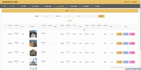 073java Jsp Ssm Springboot智慧旅游平台系统小程序旅游景点景区购票景区活动（源码文档ppt运行视频讲解视频