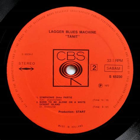 Lagger Blues Machine Orig Rare Belgium Progrock Lp 72