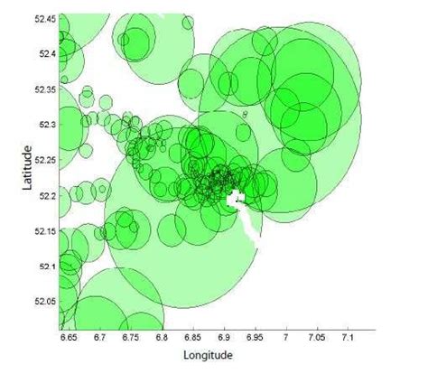 A Standardized Hexagonal Shaped Cells B Actual Polygonal Shaped Cells
