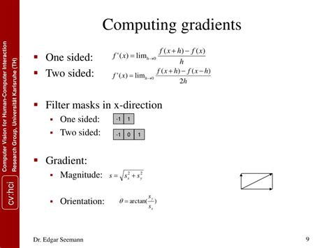 PPT - Computer Vision: Histograms of Oriented Gradients PowerPoint Presentation - ID:319864