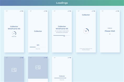 Collector Ios Wireframe Ui Kit A Wireframe Template By Creatoly