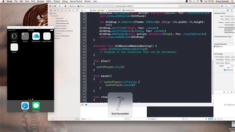 Playing Audiobackground Play In Swift 3 In Xcode 8 Youtube
