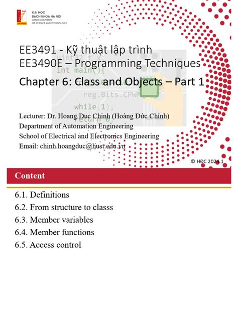 chapter6 class and objects part1 pdf object oriented programming computer programming