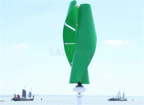 10kw Vertical Wind Turbine Generator Spiral Type Wind Turbines