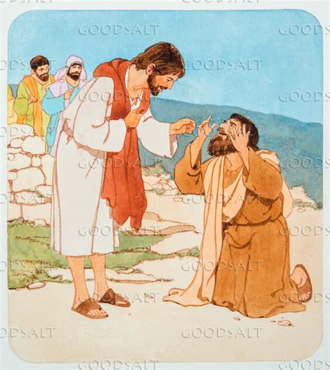 Jesús Sana A Un Hombre Ciego Goodsalt