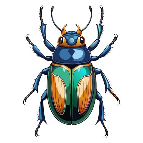 Beetle Clipart Vector Illustration Premium Ai Generated Vector