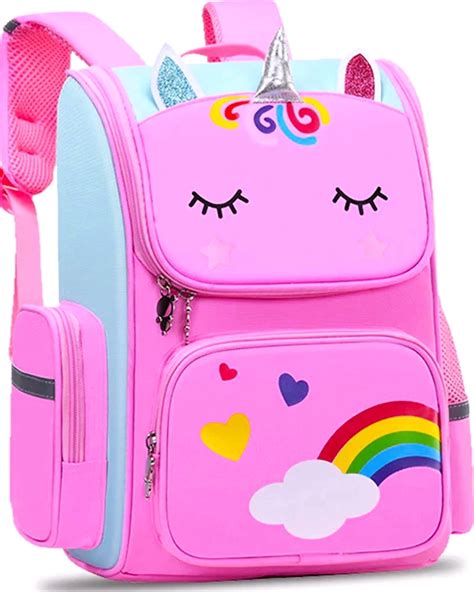 Aursear Cute Pink Backpack Large Capacity School Bag For Teen Girls