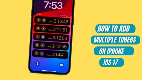 How to Add Multiple Timers in iPhone iOS 17 - YouTube