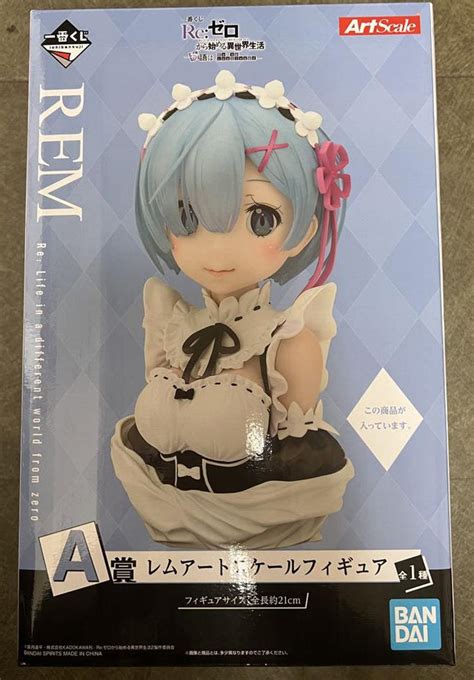 Ichiban Kuji Rem Artscale Bust Figure Rezero Story Is To Be Continued