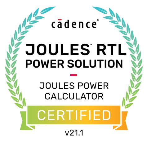 joules power calculator v21 1 exam credly