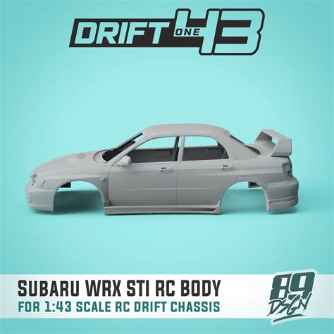 🚗 Subaru Wrx Sti Body For 143 Scale Rc Drift Chassis・ Stl File For 3d