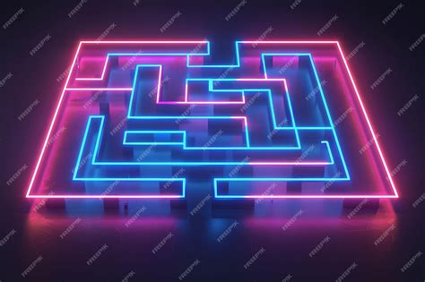 Marco De Tablero De Circuito Tablero De Laberinto Con Una Tabla