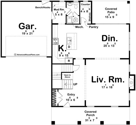 Colonial Style House Plan Cornish