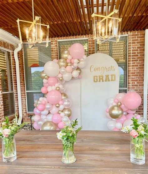 Backdrop Balloons Grad Party Graduation Party Picture Cute