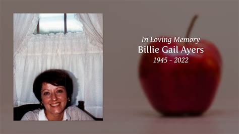 Billie Gail Ayers Tribute Video