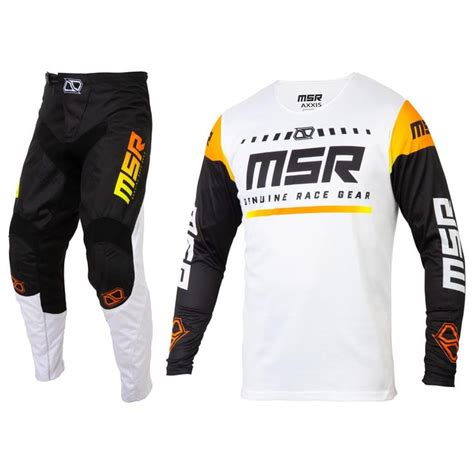 Msr™ Axxis Range Jersey And Pant Combo Orange Medium Jersey 32 Pant