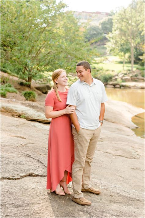 Falls Park Engagement Session Nathan And Macy Jacqueline And Laura