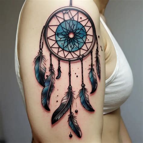 Dream Catcher Tattoos Meaning Significance And 111 Designs Hbtat2