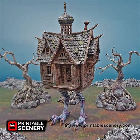 Dnd Baba Yaga Hut Witch Cottage Curse Of Strahd Shadow Fey Tabletop