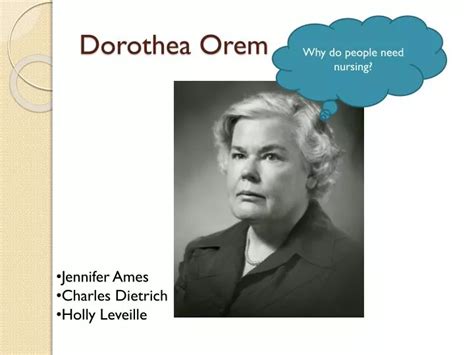 Ppt Dorothea Orem Powerpoint Presentation Free Download Id3977329