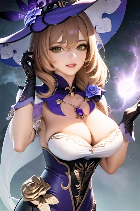 Realistic Lisa From Genshin By Waifuaddictai On Deviantart