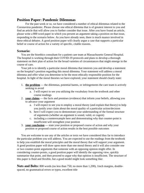 Bioethics Position Paper Fall 2021 Pdf Justice Crime And Violence