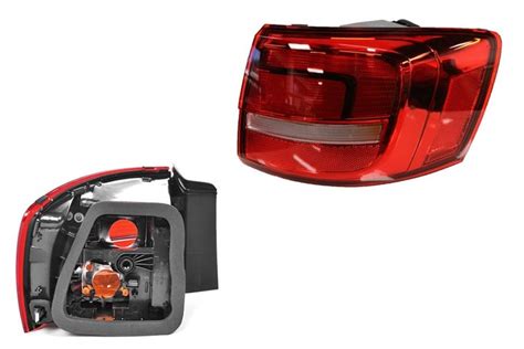 Vw Jetta 1b Tail Light Outer Clear Red Rhs 20142017 Sterling Parts