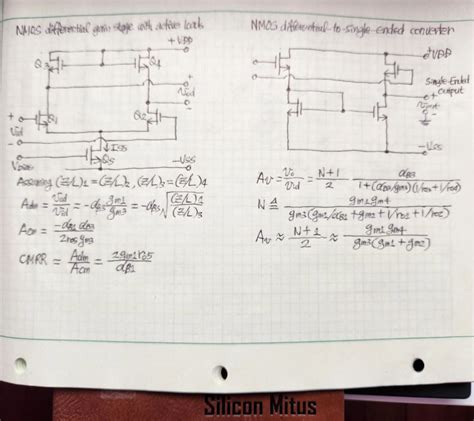 Jay K On Linkedin Nmos Differential Gain Stage With Active Loads And Nmos Differential To Jay K On Linkedin Nmos Differential Gain Stage With Active Loads And Nmos Differential To